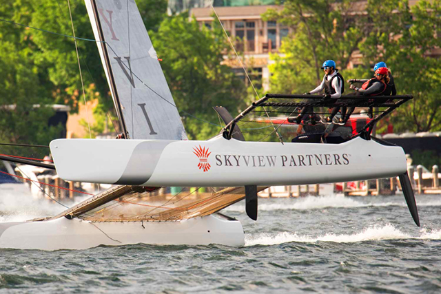 SkyView Partners-Sponsored M32 Catamaran Wins 4th Annual Wayzata Match Cup